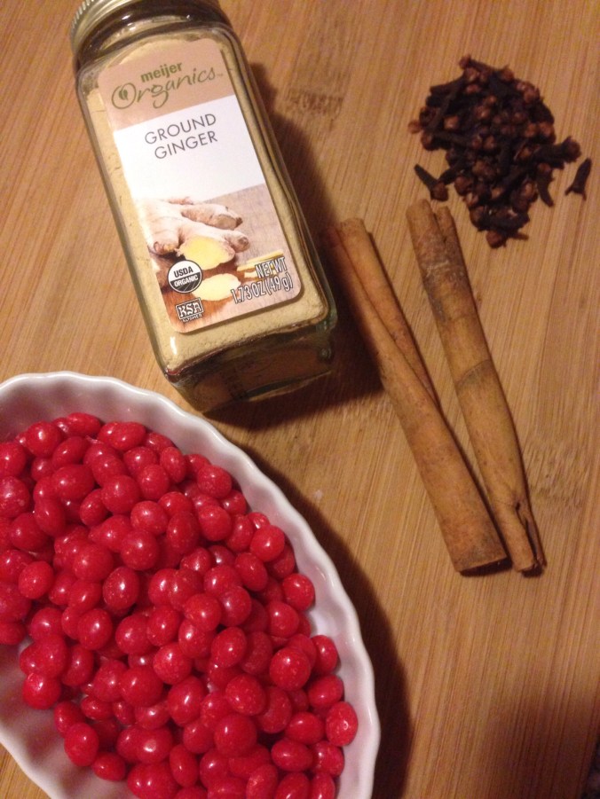 Apple Slices in Cinnamon Red Hot Syrup | The Finnish Dish